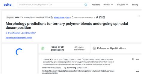 Morphology Predictions For Ternary Polymer Blends Undergoing Spinodal Decomposition