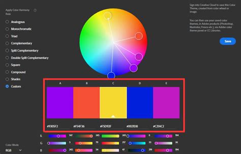 Цветовое колесо Adobe | Создайте свои собственные цветовые темы в Photoshop