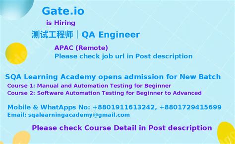 sqa learning academy on linkedin sqalearningacademy
