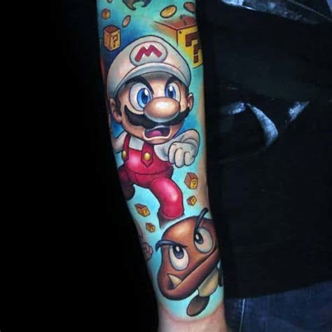 90 Cool Mario Tattoo Ideas For Men
