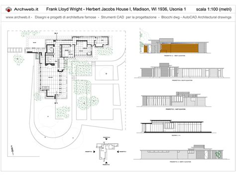 Jacobs House Plan The Herbert And Katherine Jacobs Ii House — Andrew