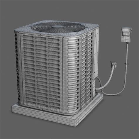 Ac Unit 3d Model 79 Usdz Max Obj Fbx C4d Ma Gltf Unitypackage Upk Free3d