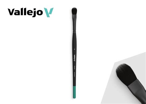 Vallejo Shader Filbert Shader Flat Synthetic Brush No 8 Everything