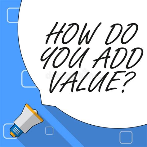 Writing Note Showing How Do You Add Value Question Business Photo Showcasing Improve Work