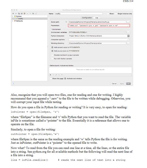Solved FILE MANIPULATION WITH PYTHON ASSIGNMENT INSTRUCTIONS Chegg Com