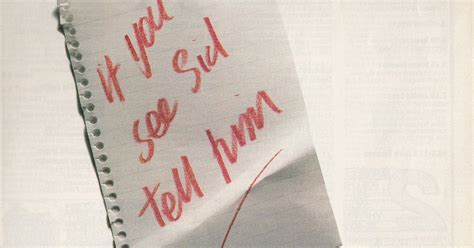 80s Actual If You See Sid Tell Him