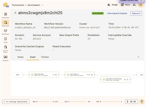 Viewing Workflow Executions In The UI Union Docs Documentation
