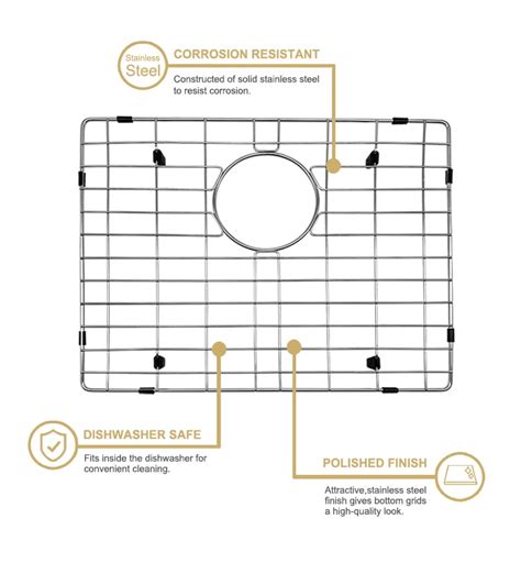 Kitchen Sink Bottom Grid And Sink Protector Grid Stainless Steel