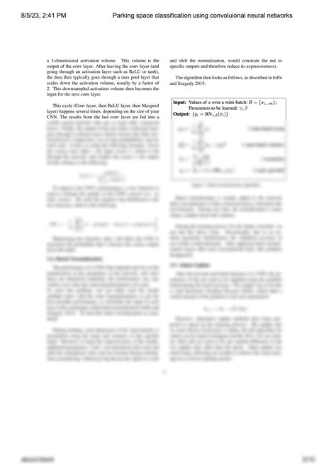 Solution Parking Space Classification Using Convoluional Neural Networks Convolutional Neural