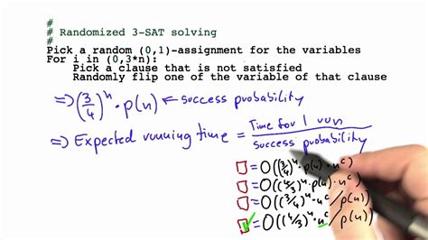 expected running time solution intro to theoretical computer science