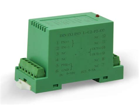 china din rail high current output signal isolated transmitter china