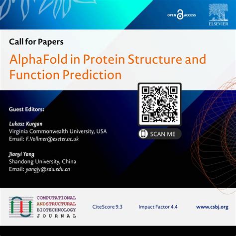 Computational And Structural Biotech Journal On Linkedin Alphafold
