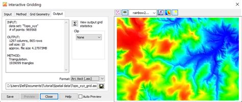 Output Grid Gis Tutorial