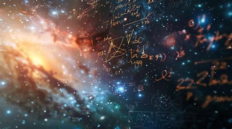 Premium Photo Mathematical And Physical Formulas Against The