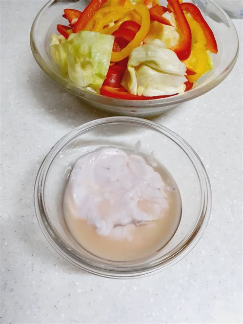요거트 드레싱 And 야채 샐러드 레시피