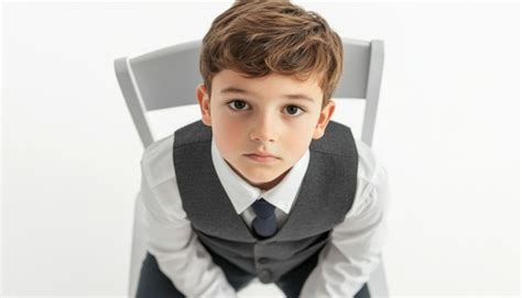 Higher Camera Angle Overlooking Typical School Classroom Premium Ai Generated Image