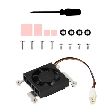 Passive Cooling Radiator Low Noise Speed Fan For Raspberry Pi Compute