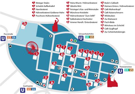 Die Kleinen Zelte Auf Dem Oktoberfest In München Oktoberfest Bayern