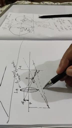 I Draw A Labelled Ray Diagram Showing The Formation Of The Image At Lea