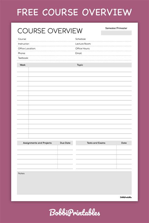 Best 13 Course Information List Free Printable Digital Template Artofit Best 13 Course Information List Free Printable Digital Template Artofit