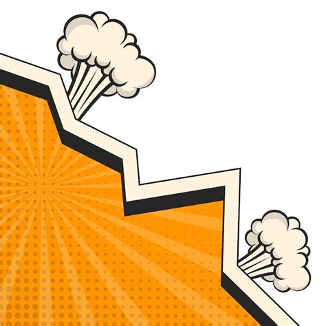 레트로 코 보더 효과 프리미엄 벡터