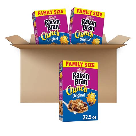 Buy Kelloggs Raisin Bran Crunch Breakfast Cereal Fiber Cereal Made