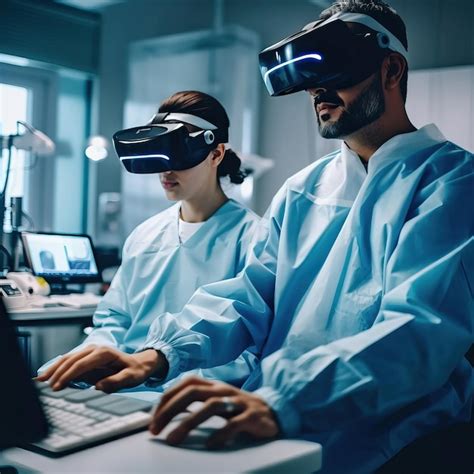 premium photo doctor using virtual 3d projection ai biotechnology