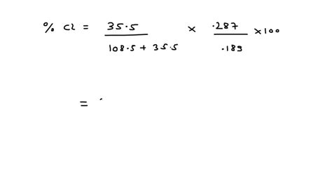 Solvedcarius Method Can Be Used To Find Of Halogen Sulphur In