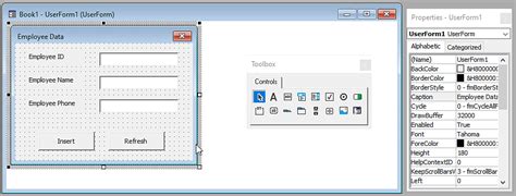 How To Create Userforms In Excel