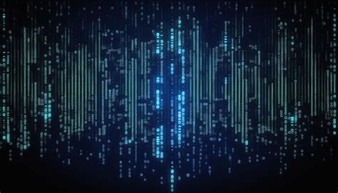 Premium Photo Falling Digits Of Binary Code Of The Matrix Digital