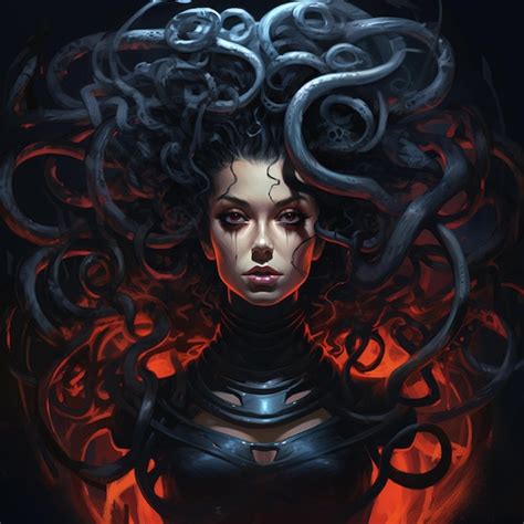 Premium Ai Image Medusa