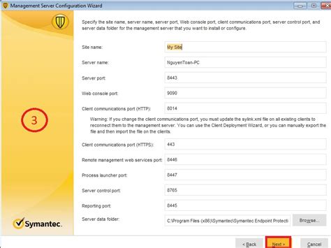 Thay đổi Mật Khẩu Embedded Database Trong Symantec Endpoint