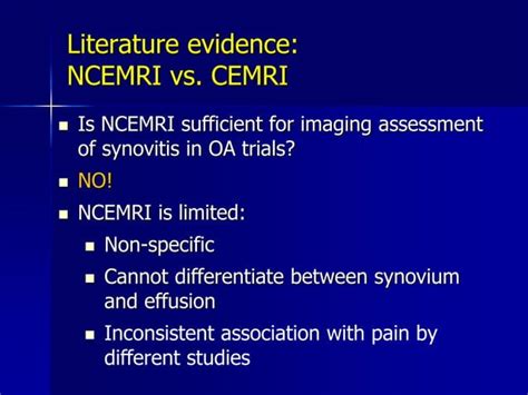 Imaging Of Synovitis In Oa Pptx Medical Tests Medical Health