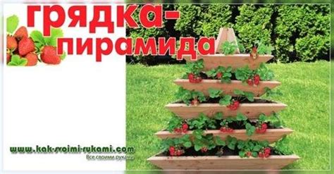 Грядка пирамида своими руками пошаговое фото чертеж