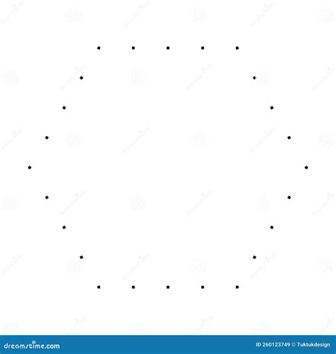 Hexagon Symbol Dotted Shape Vector Icon For Creative Graphic Design Ui Element In A Pictogram