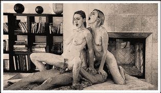 Erotic Engraving Digital Art Luscious Hentai Manga Porn