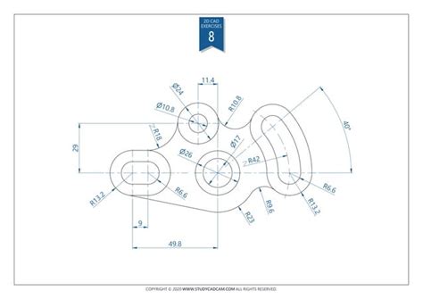 Autocad Exercise Drawing 1~20 Pdf