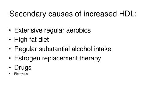 PPT HDL Cholesterol PowerPoint Presentation Free Download ID