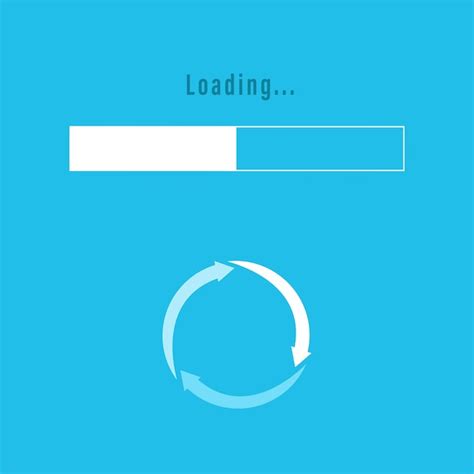Premium Vector Loading Sign Icon Progress Bar For Upload Download