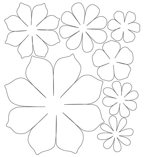 Moldes De Flores Para Imprimir E Recortar Pdmrea Hot Sex Picture