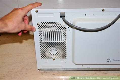 How To Replace A Microwave Lightbulb Steps With Pictures