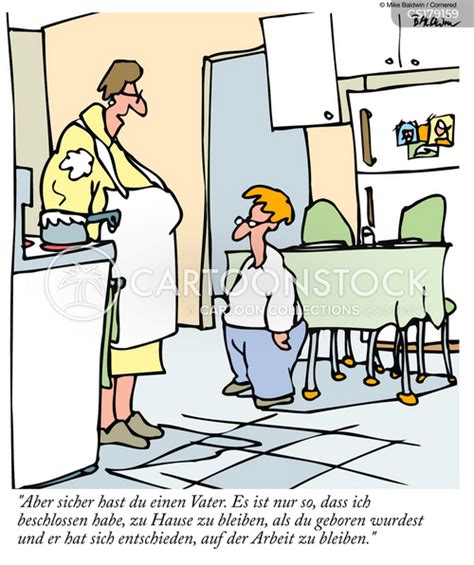 Cartoons Und Karikaturen Mit Alleinerziehend