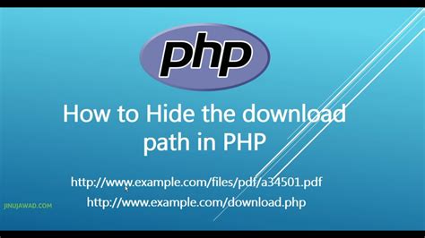 How To Hide Download Link With PHP YouTube