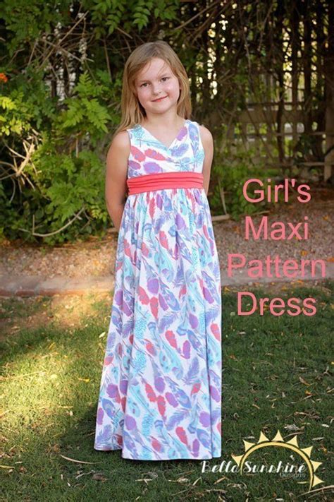 Girls Maxi Dress Sewing Pattern This Sewing Pattern Is A Steal Three