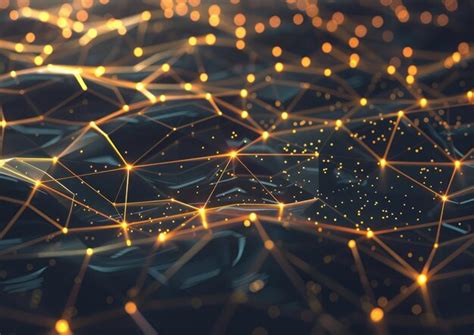 An Array Of Interconnected Geometric Shapes Forming A Complex Network Premium Ai Generated Image