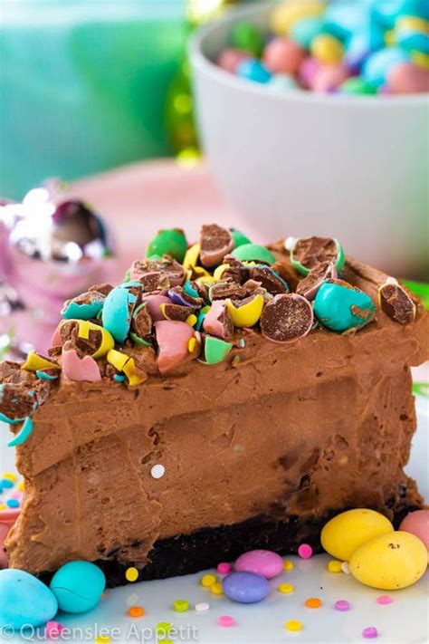 Malted Easter Egg Milk Chocolate Cheesecake Queenslee Appétit Recipe Chocolate Cheesecake