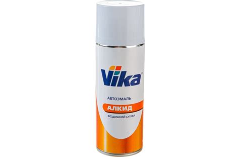 Автоэмаль алкид воздушной сушки VIKA черная 601, 520 мл 18-000041 ...
