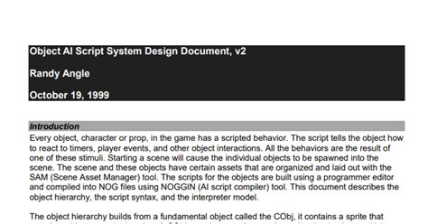 Object Ai Script System Design Document V2 Bricks To Bytes