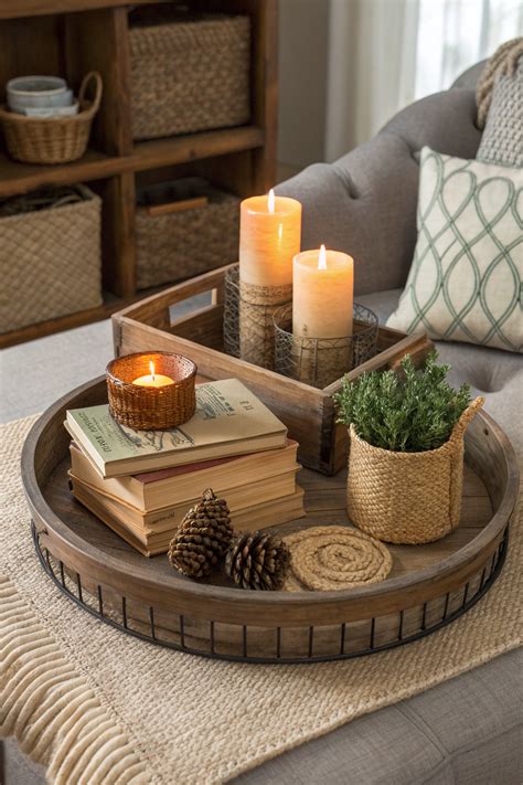 16 Round Coffee Table Decor Ideas That Impress Interiorshape