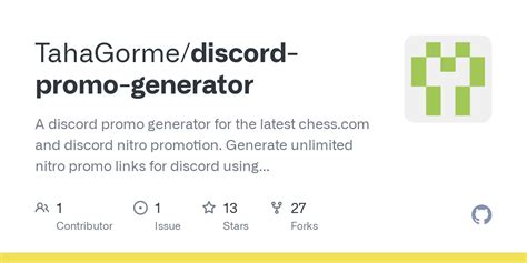 Github Tahagormediscord Promo Generator A Discord Promo Generator